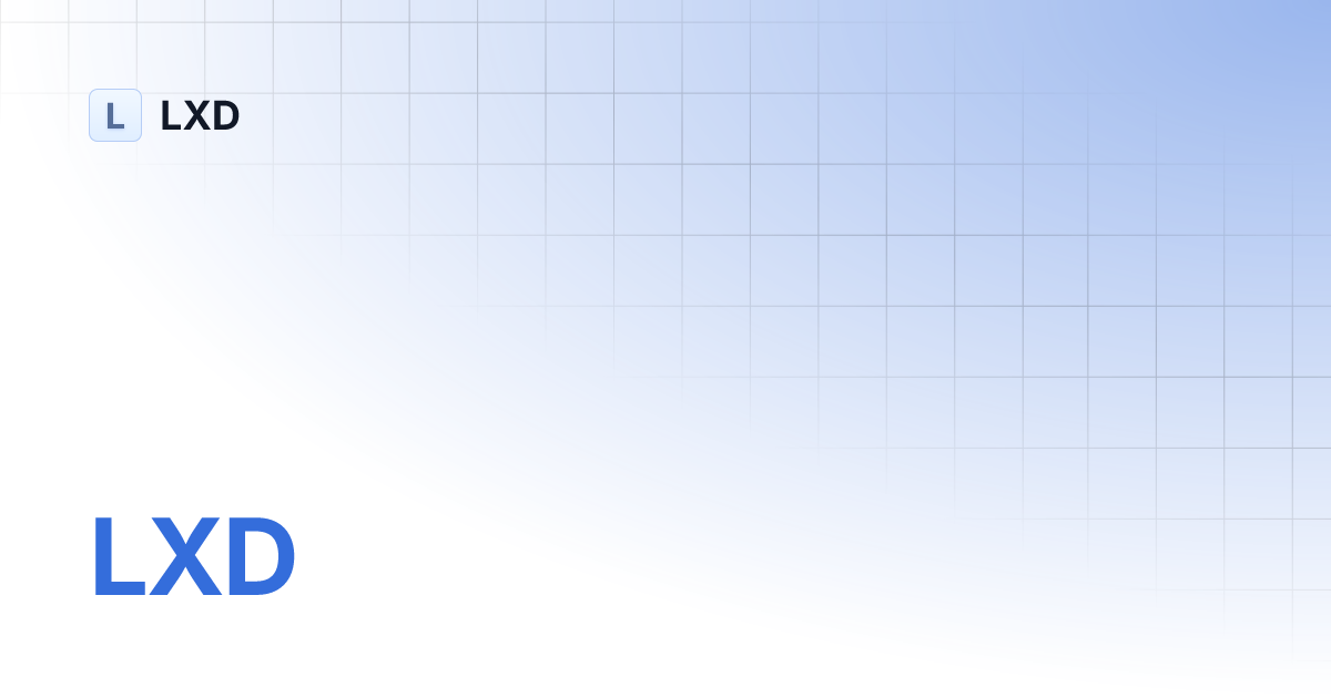 LXD | LXD